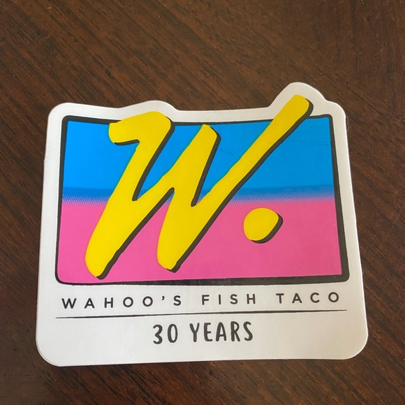 Other | Wahoos Fish Taco Sticker | Poshmark